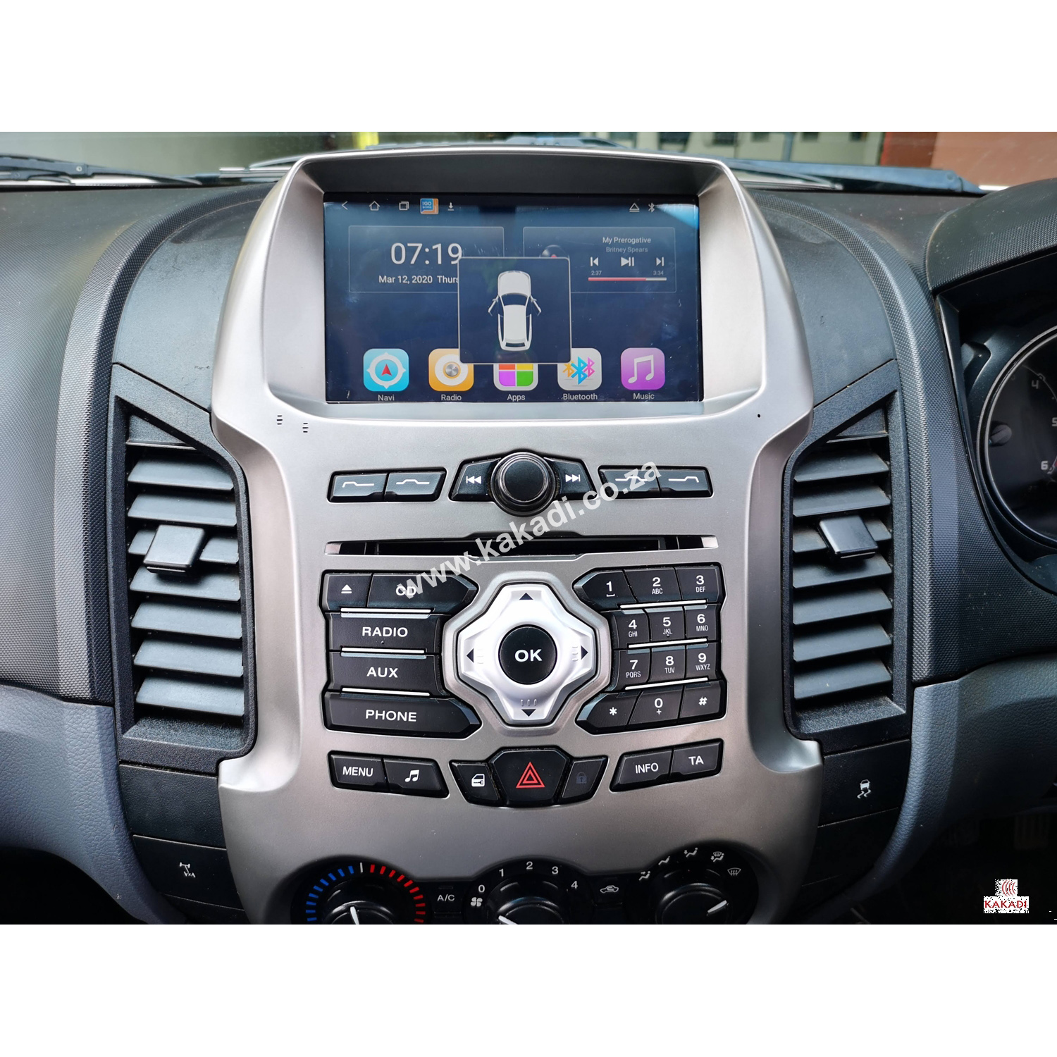 Ford Ranger T7 2016-2021 Android Full Touch GPS Navigation Bluetooth ...