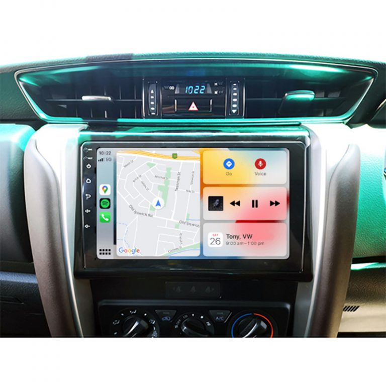 Android GPS Navigation Radio With Carplay for Toyota Fortuner 2016 to ...